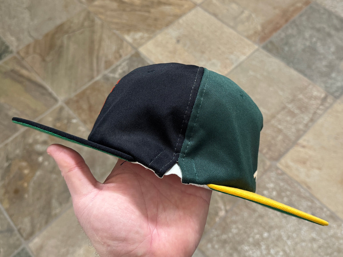 Vintage Oakland A’s San Francisco Giants Split Baseball Hat – Stuck In ...