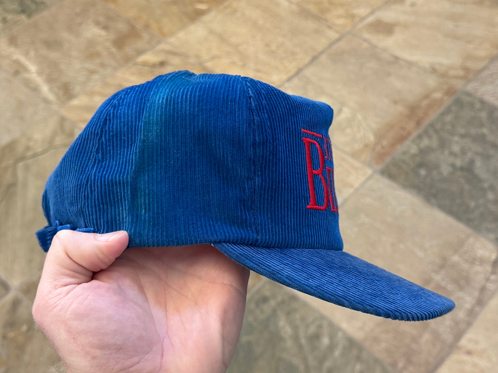 Vintage Buffalo Bills Bar Annco Corduroy Football Hat – Stuck In The ...