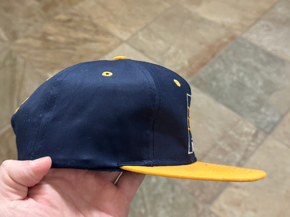 Vintage Indiana Pacers Logo 7 Snapback Basketball Hat – Stuck In The ...