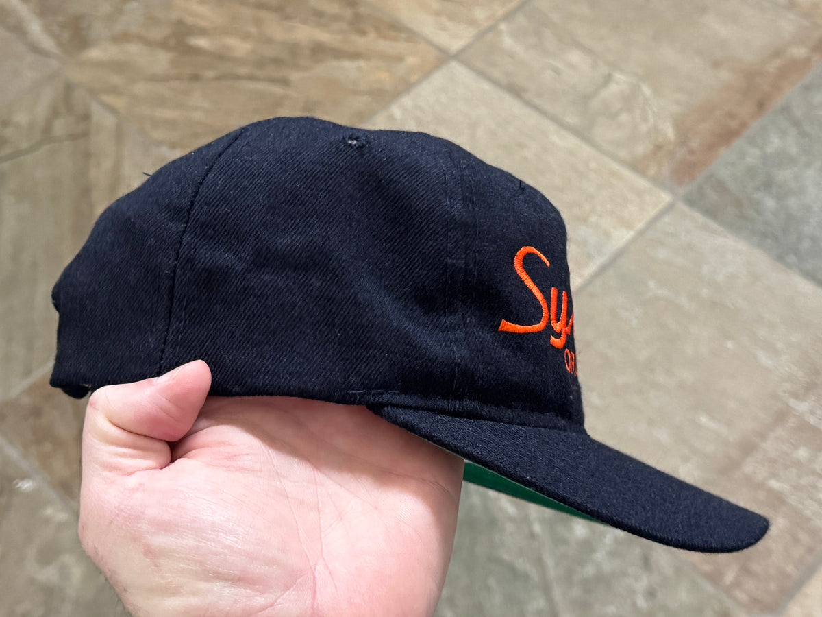 Vintage Syracuse Orangemen Sports Specialties Script Snapback College ...