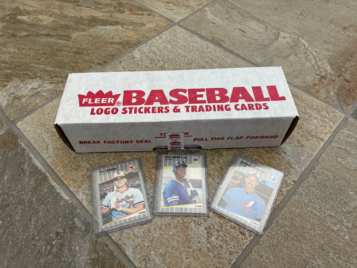 Vintage 1989 Fleer Baseball Cards Sealed Factory Set ### – Stuck In The ...