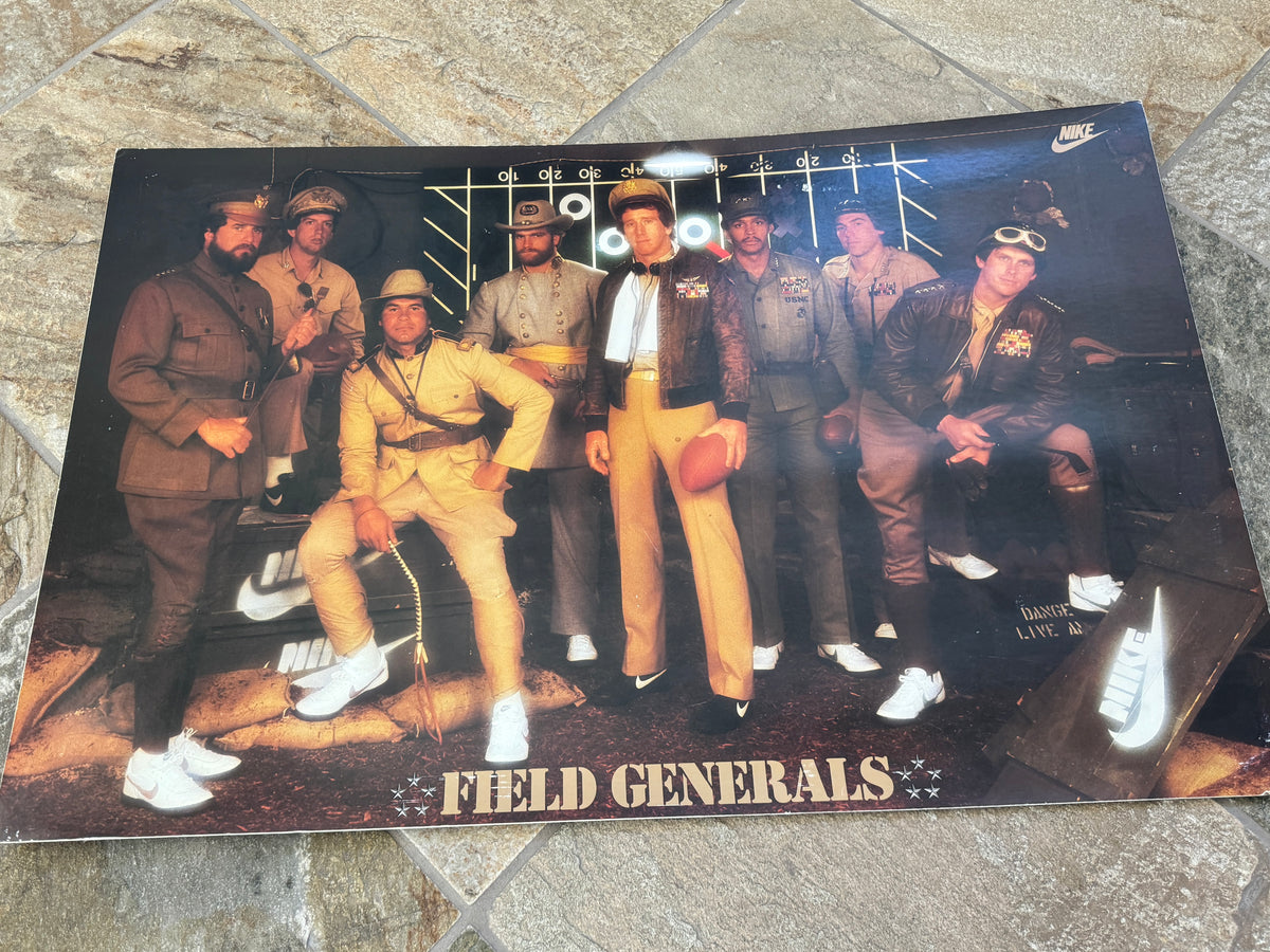 Vintage Field Generals Nike NFL Football Promo Poster ### – Stuck In ...