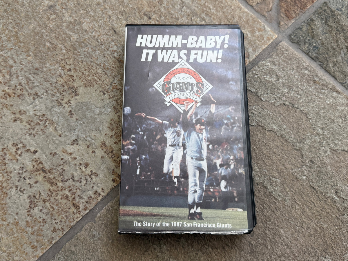 Vintage San Francisco Giants Humm Baby 1987 Baseball VHS ### – Stuck In ...