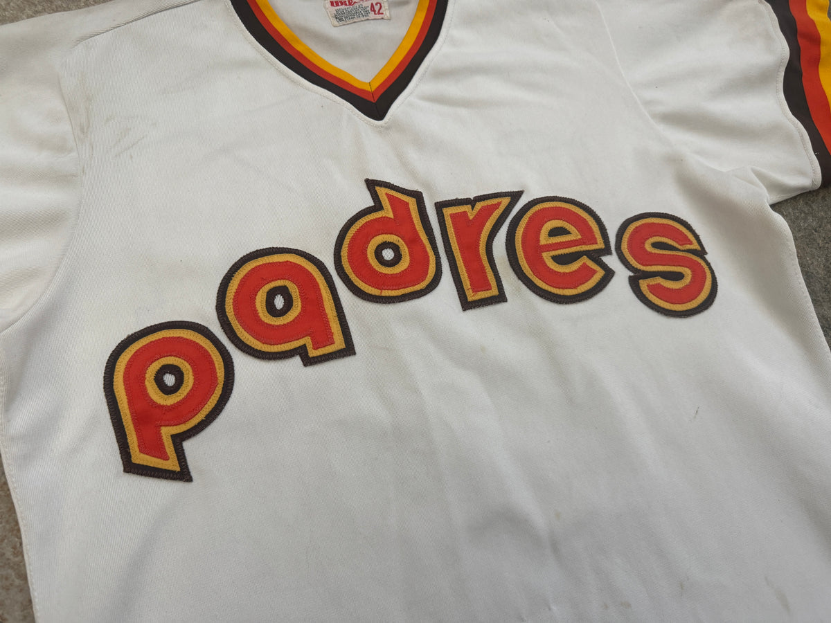 Vintage San Diego Padres Rollie Fingers Wilson Baseball Jersey, Size 4 ...