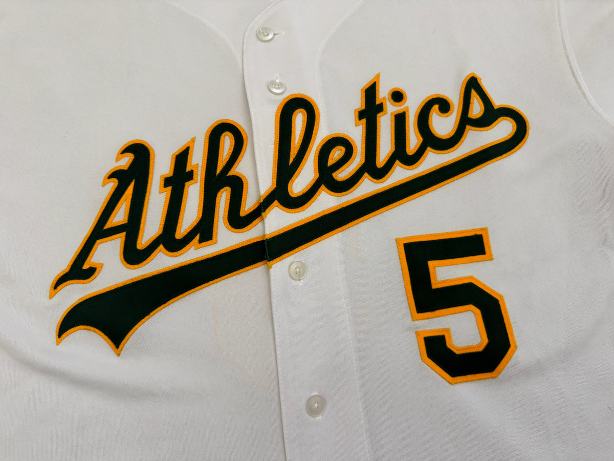Vintage Oakland Athletics Game Worn Jeremy Brown Majestic Baseball Jer ...