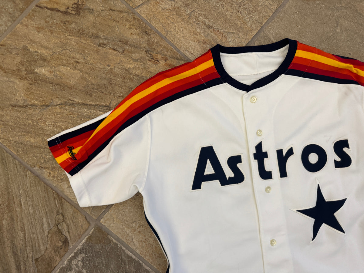 Vintage Houston Astros Matt Galante Rawlings Game Worn Baseball Jersey ...