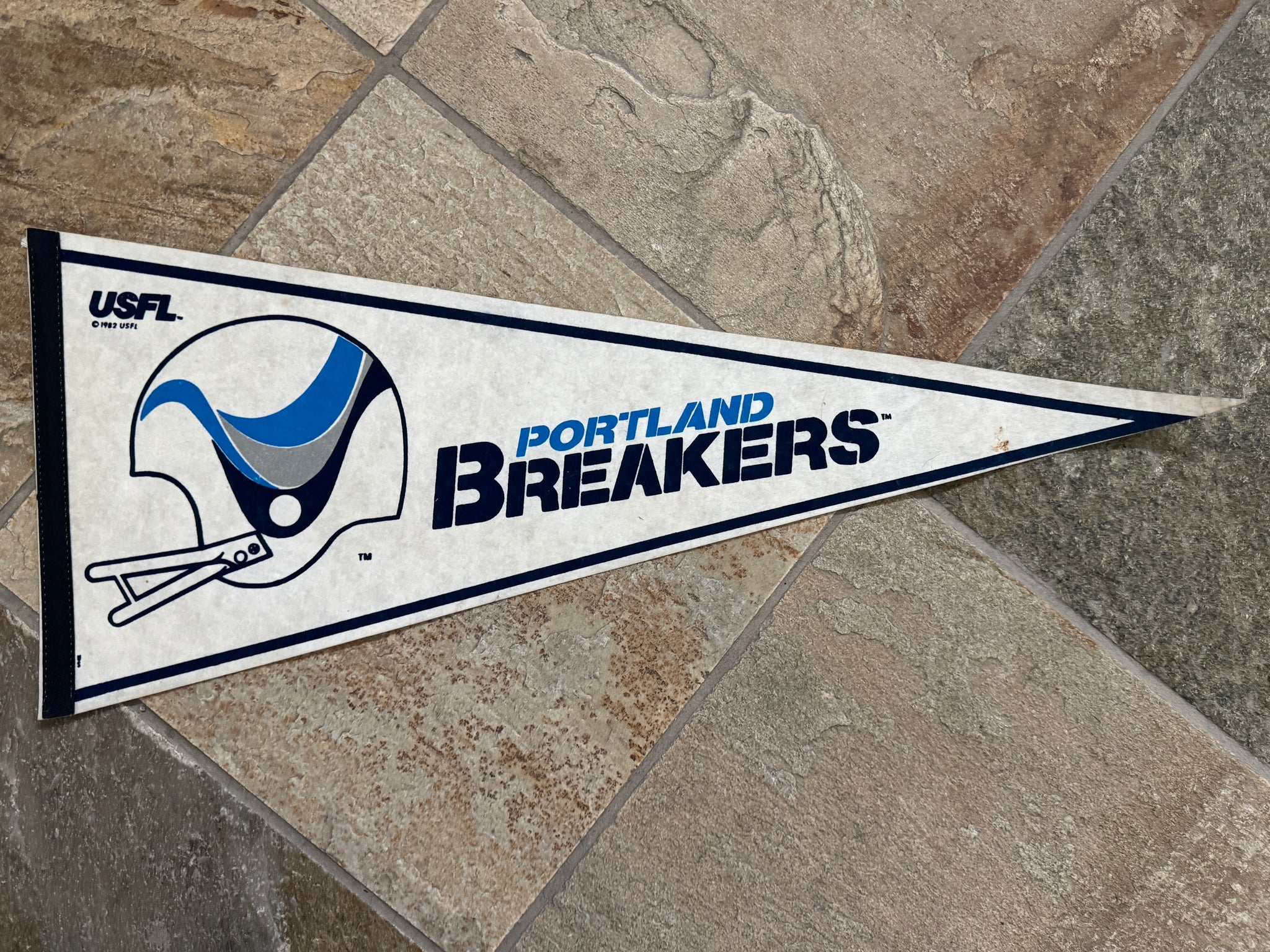 Vintage Portland Breakers USFL Football Pennant – Stuck In The 90s Sports