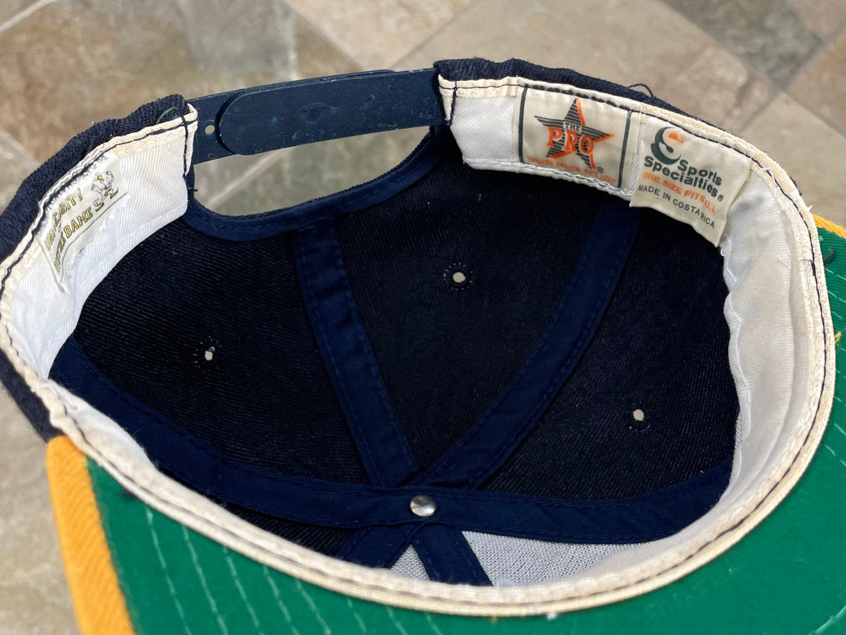 Vintage Notre Dame Fighting Irish Sports Specialties Script Snapback C ...