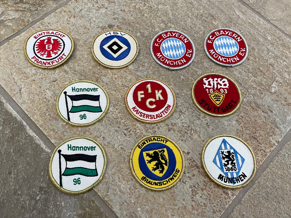 Vintage Bundesliga German a Soccer Football Patches, Lot of 10 ...