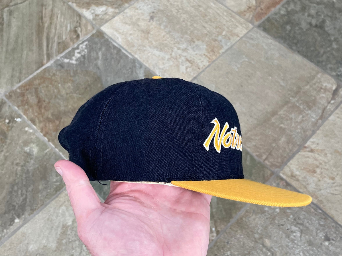 Vintage Notre Dame Fighting Irish Sports Specialties Script Snapback C ...