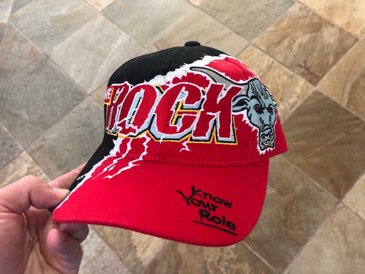 Vintage WWF WWE The Rock Snapback Wrestling Hat *** – Stuck In The 90s ...