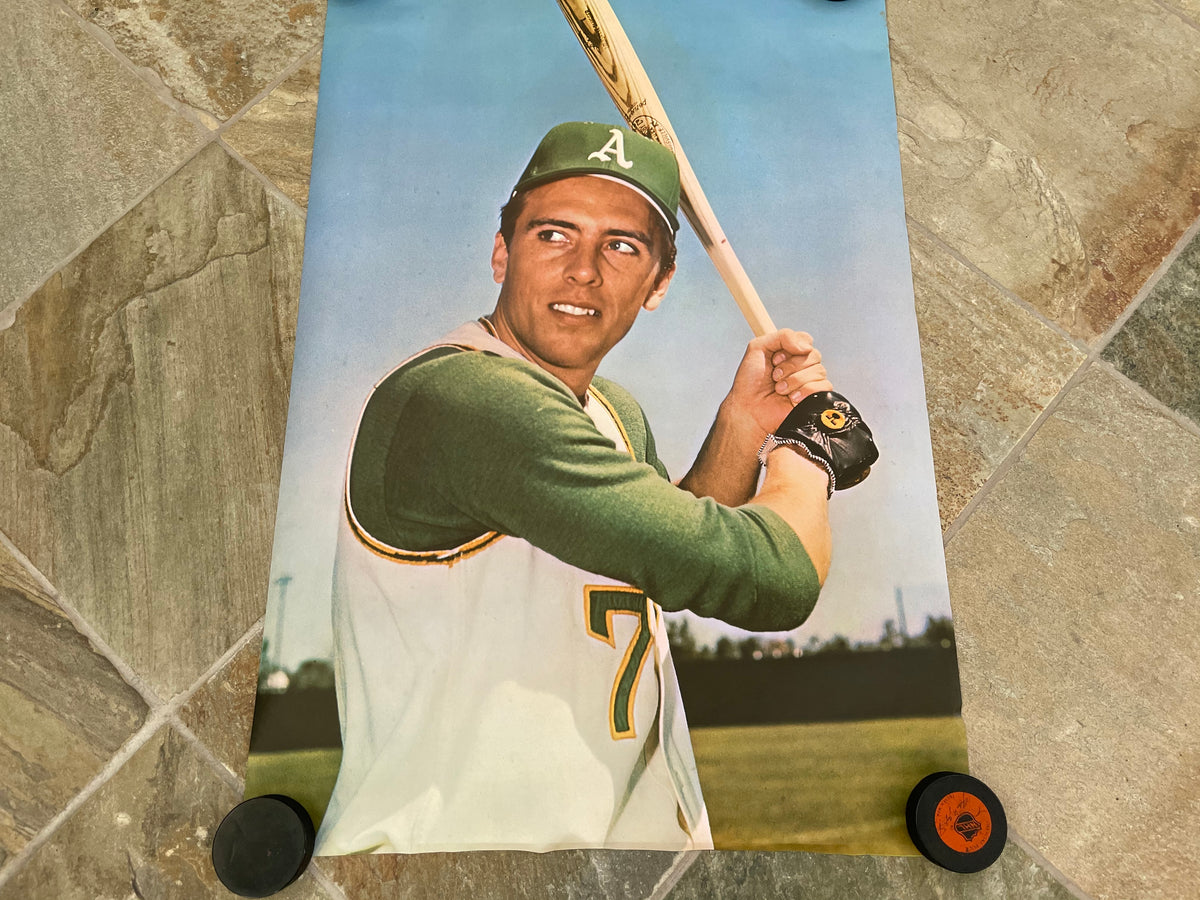 Vintage Oakland Athletics Rick Monday Baseball Poster – Stuck In The ...