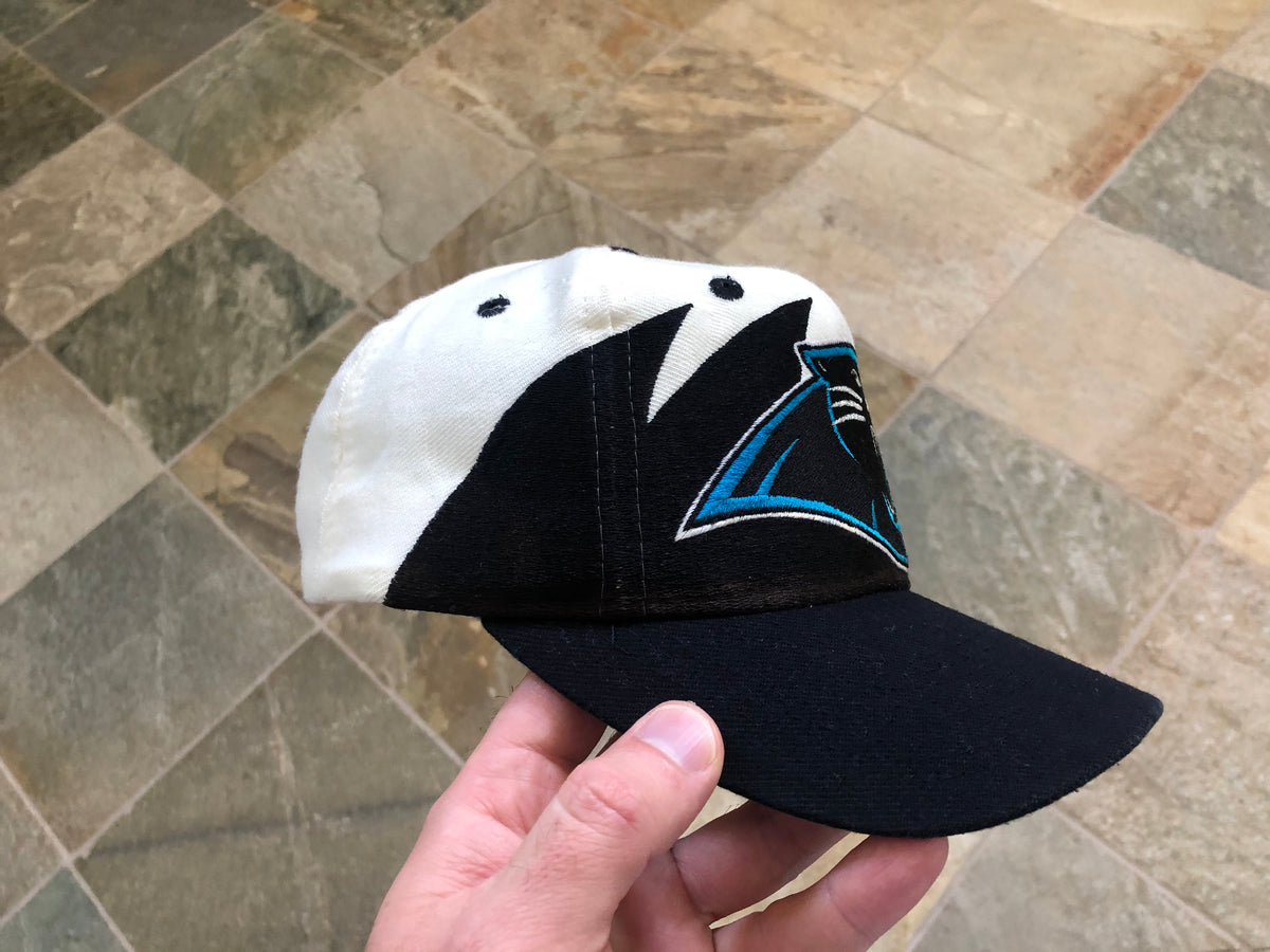 Vintage Carolina Panthers Logo Athletic Sharktooth Snapback Football H ...
