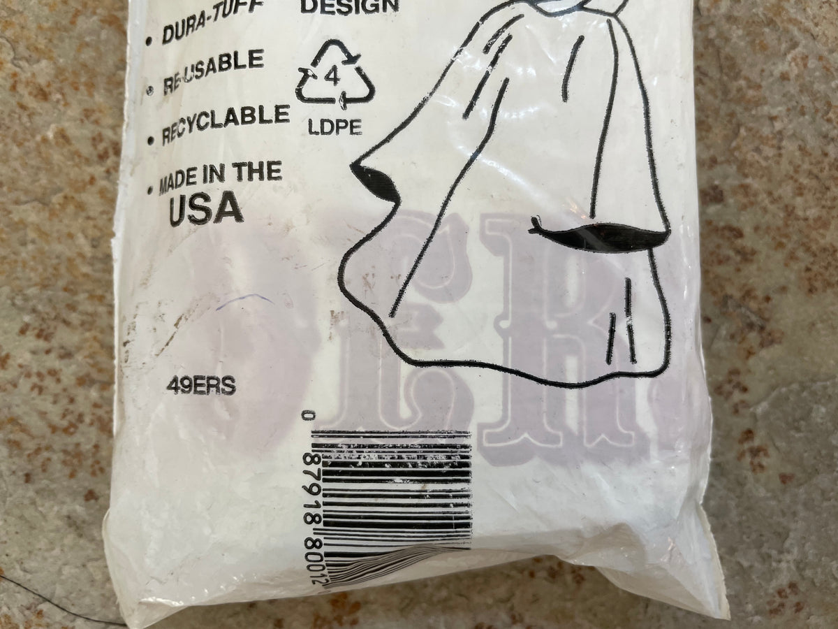 Vintage San Francisco 49ers Mad Dasher Rain Poncho Football Jacket ...