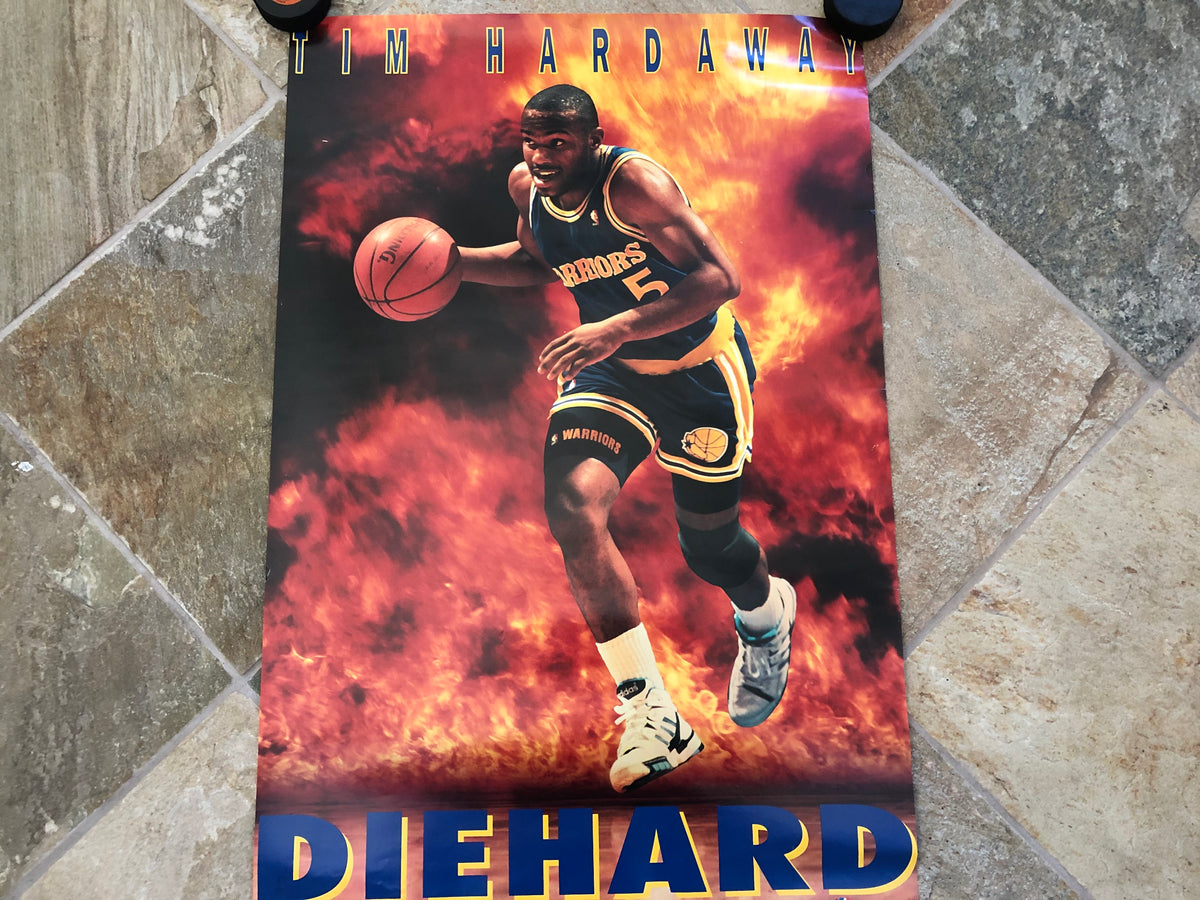 Vintage Golden State Warriors Tim Hardaway Costacos Full Size Poster ...