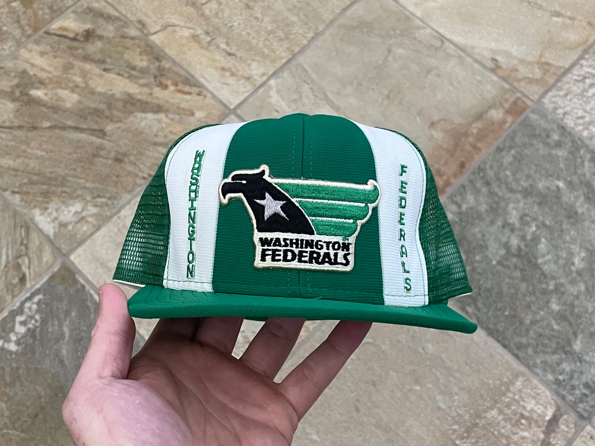 Vintage Washington Federals USFL AJD Snapback Football Hat – Stuck In ...