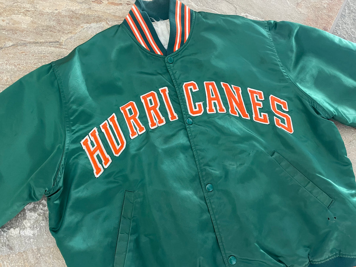 Vintage Miami Hurricanes Starter Satin College Jacket, Size XL – Stuck ...