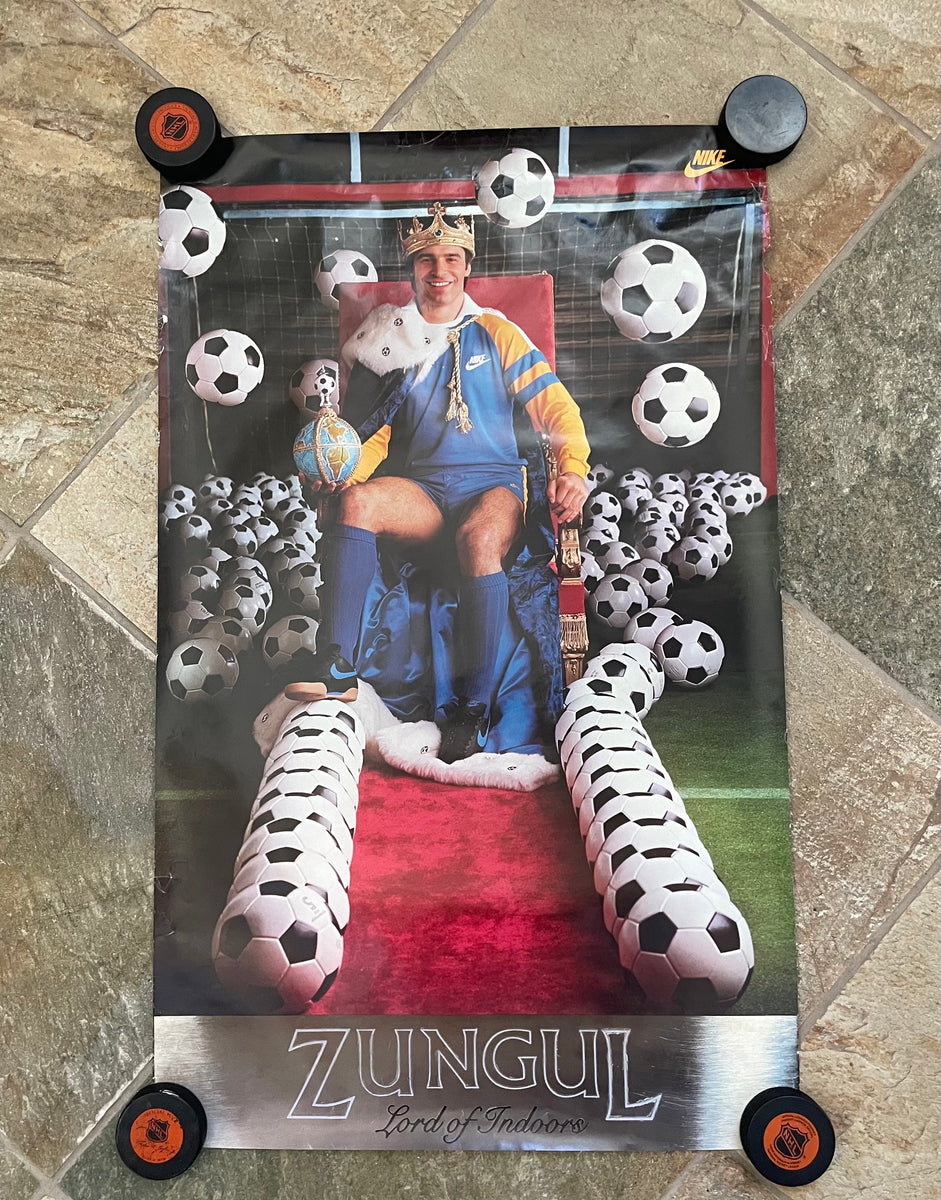 Vintage Steve Zungul Lord Of Indoors Nike Soccer Poster ### – Stuck In ...