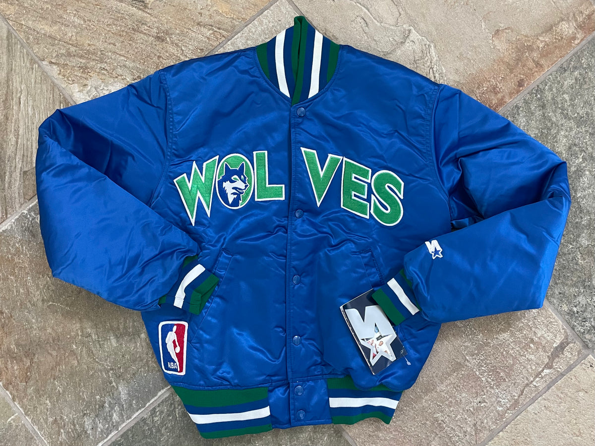 Vintage Minnesota Timberwolves Starter Satin Basketball Jacket, Size M ...